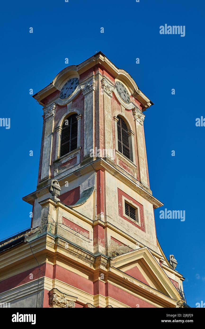 Old Church Tower Stock Photo - Alamy