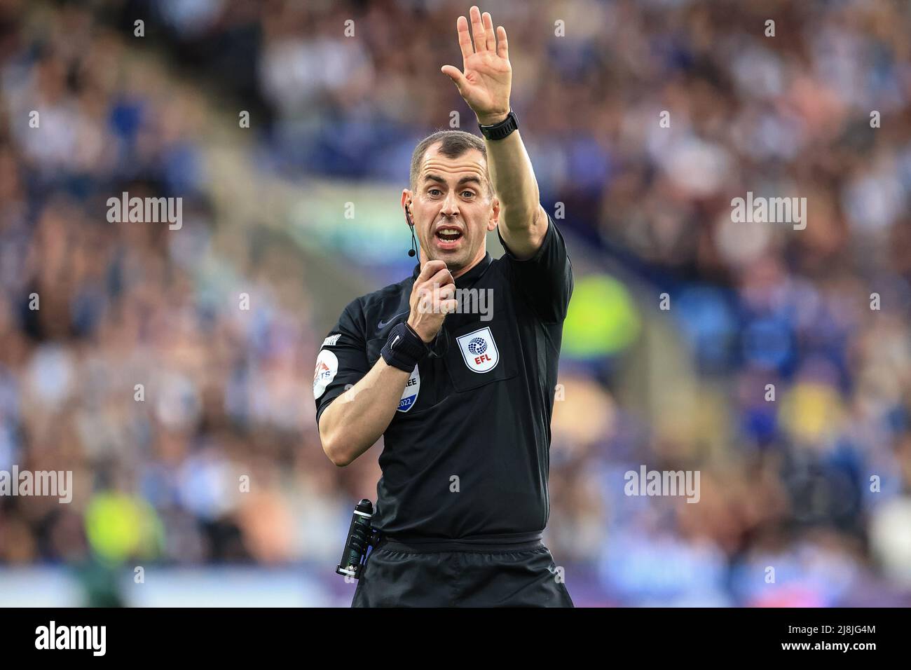 Referee Peter Bankes in action during the game Stock Photo - Alamy