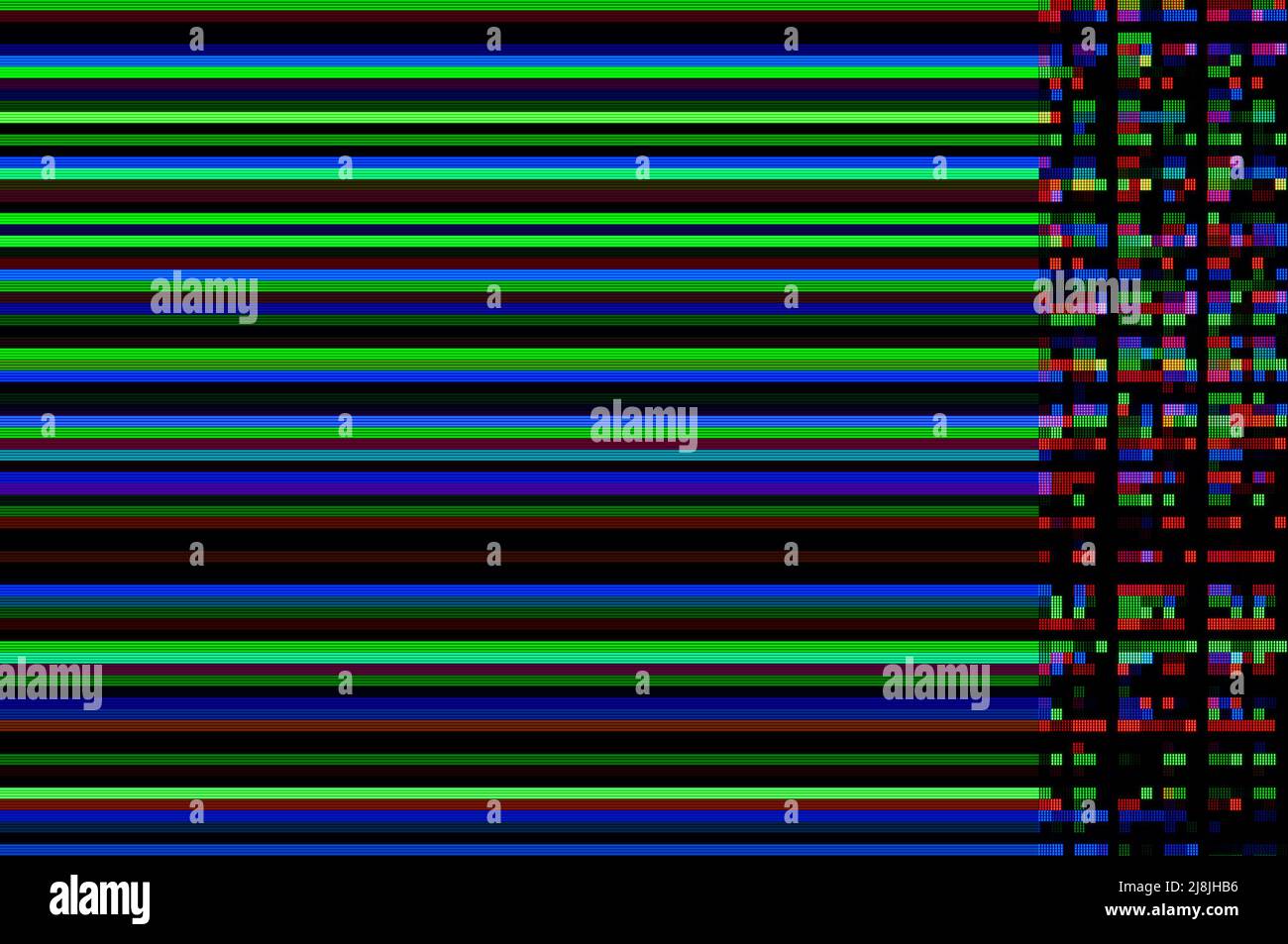 Abstract minimalistic background of a digital stripe pattern Stock ...
