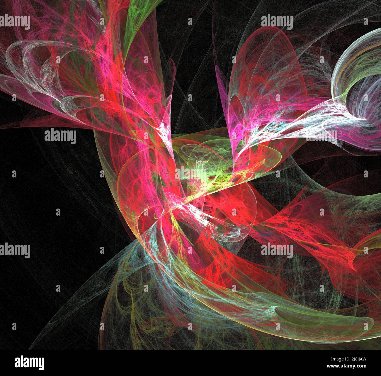 image of one Illustration of digital fractal Stock Photo - Alamy
