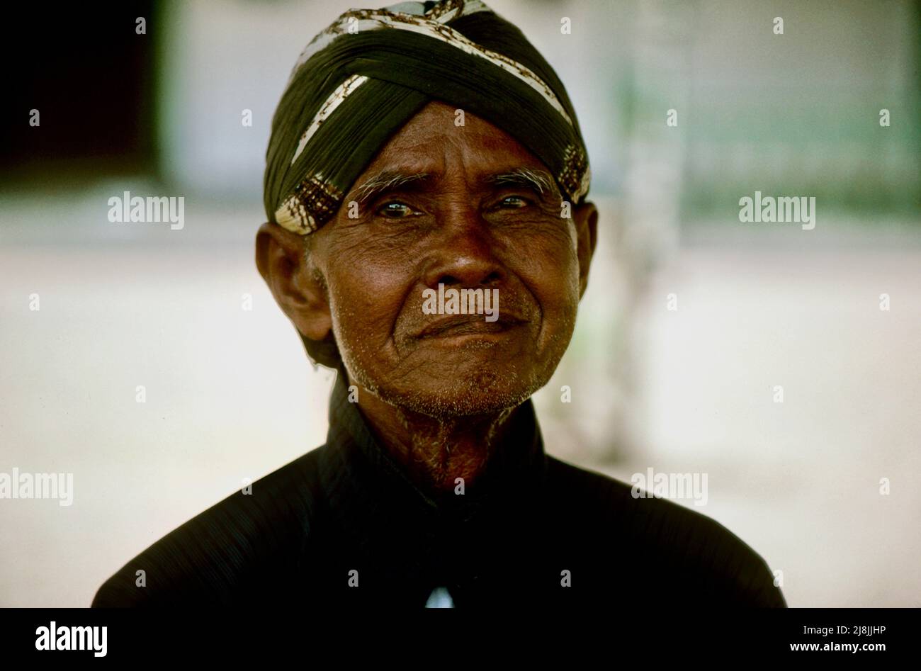 Old guards at Sultan's Palace in Yogakarta on Java island, Indonesia ...