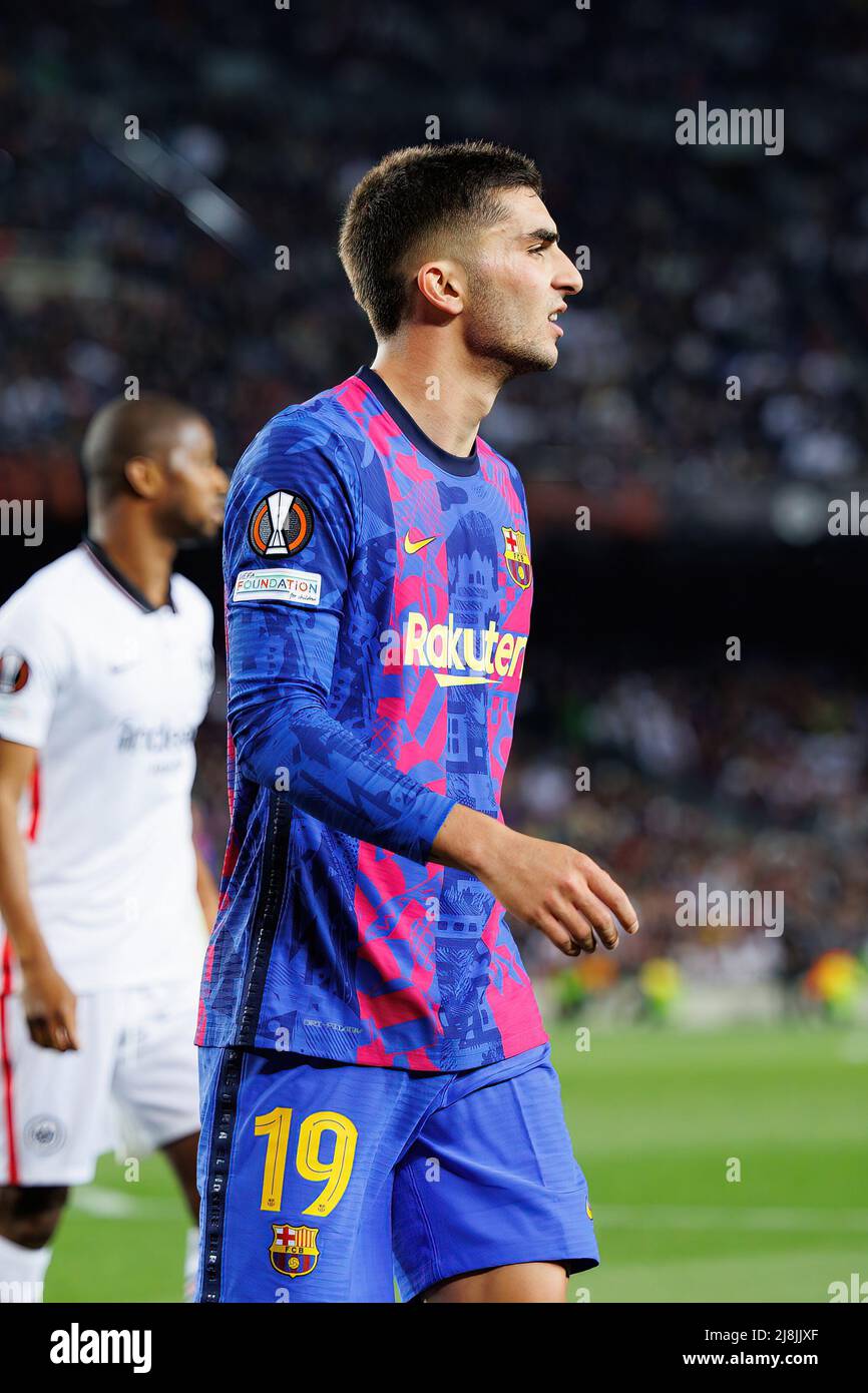BARCELONA - APR 14: Ferran Torres in action during the Uefa Europa ...