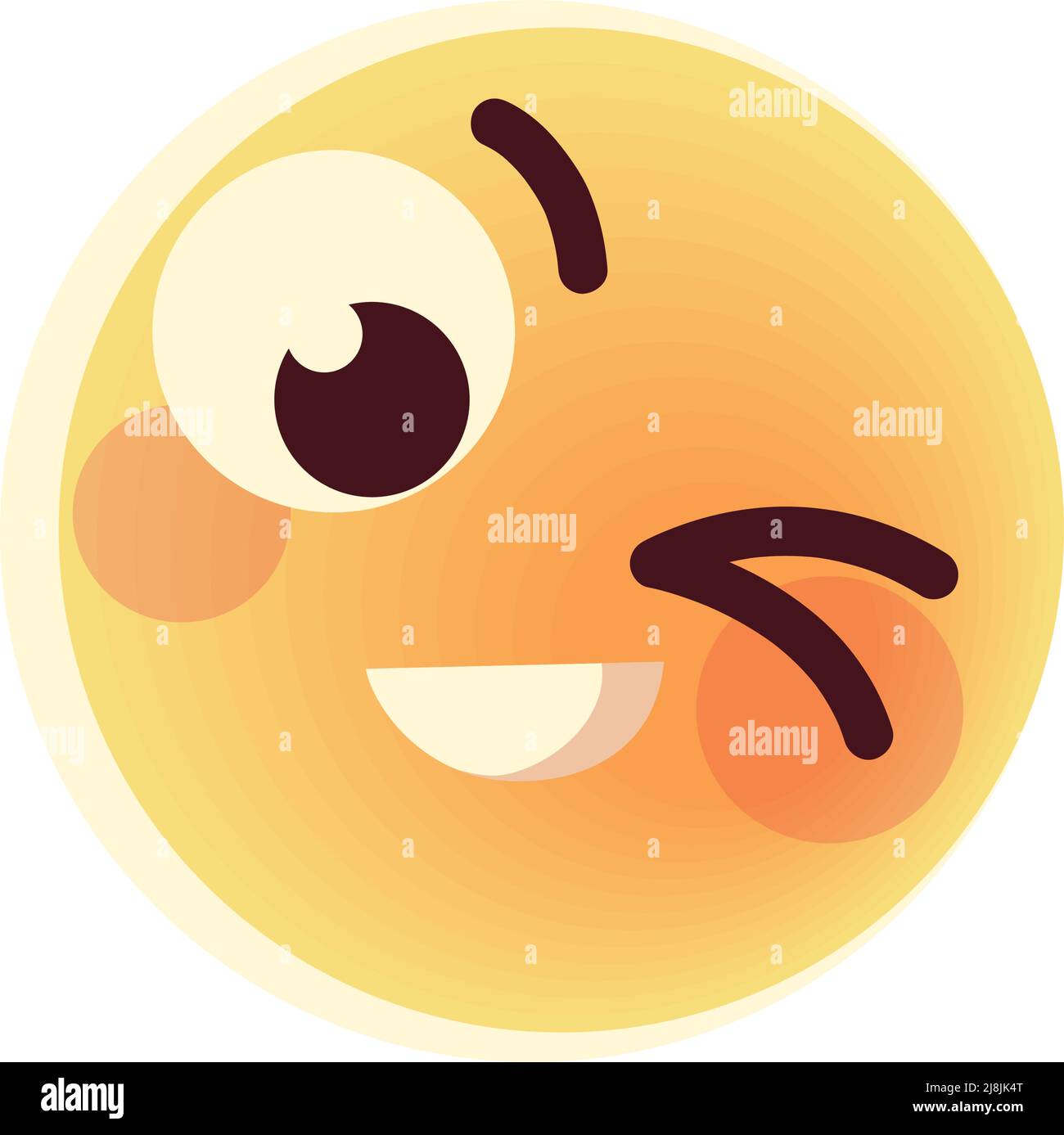 emoji wink eye Stock Vector Image & Art - Alamy