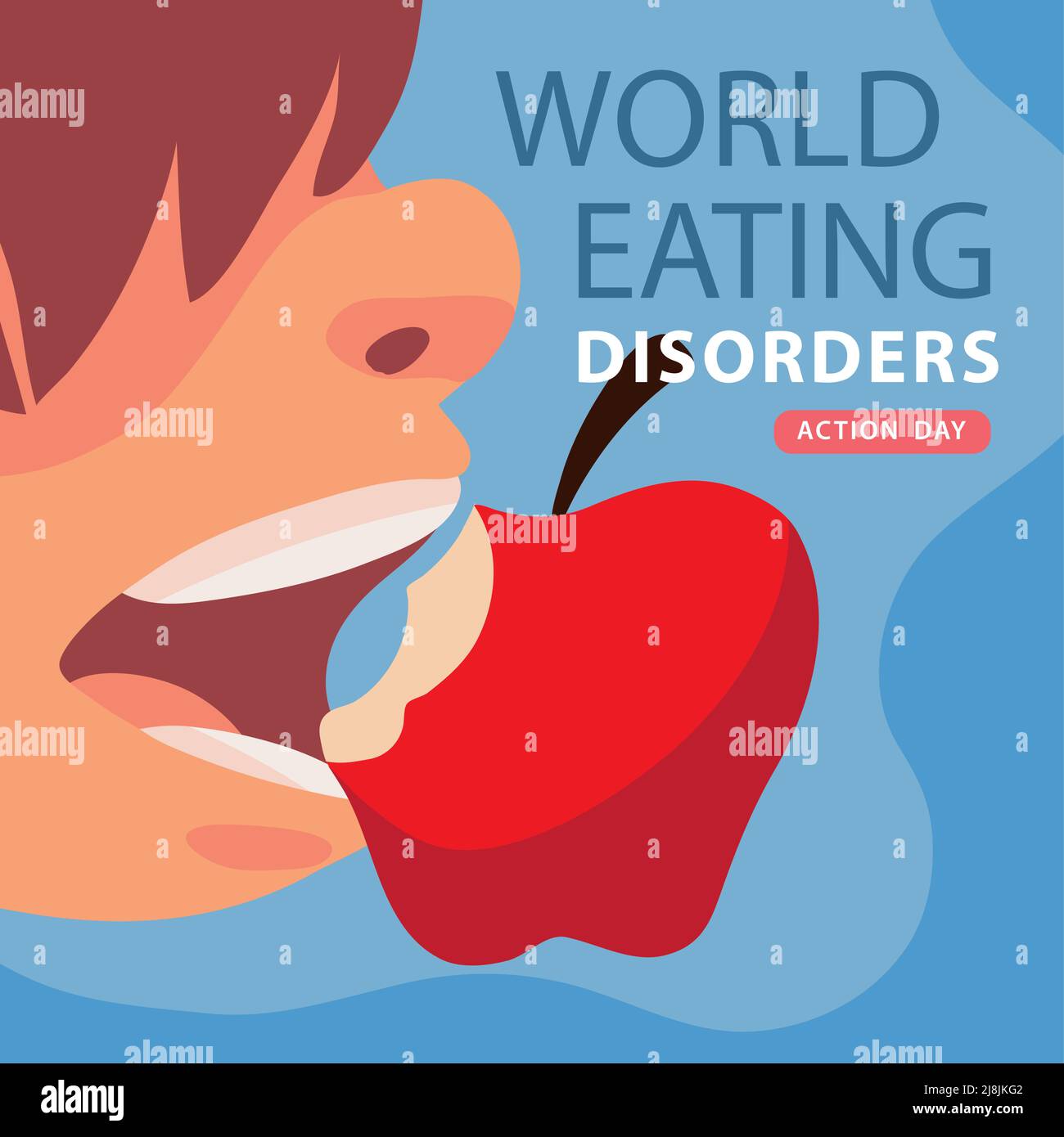world eating disorders banner Stock Vector Image & Art - Alamy