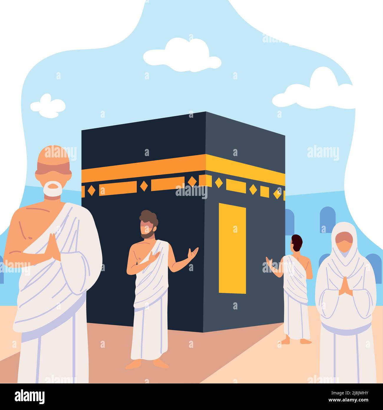 Prayer muslim islamic women Stock Vector Images - Alamy