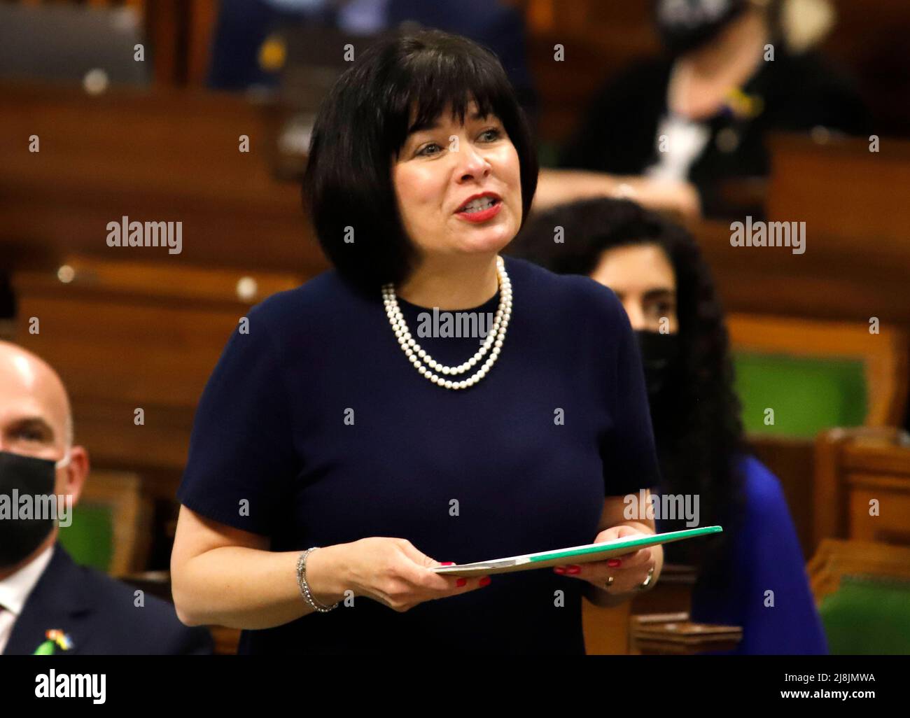 Official Languages Minister Ginette Petitpas Taylor rises during ...
