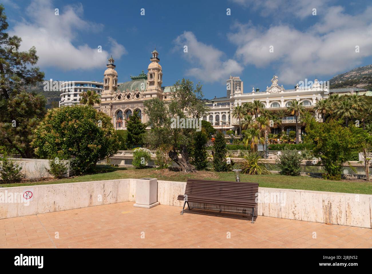Hotel de Paris, Opera and Casino de Monte Carlo as seen from Bd. Louis ...