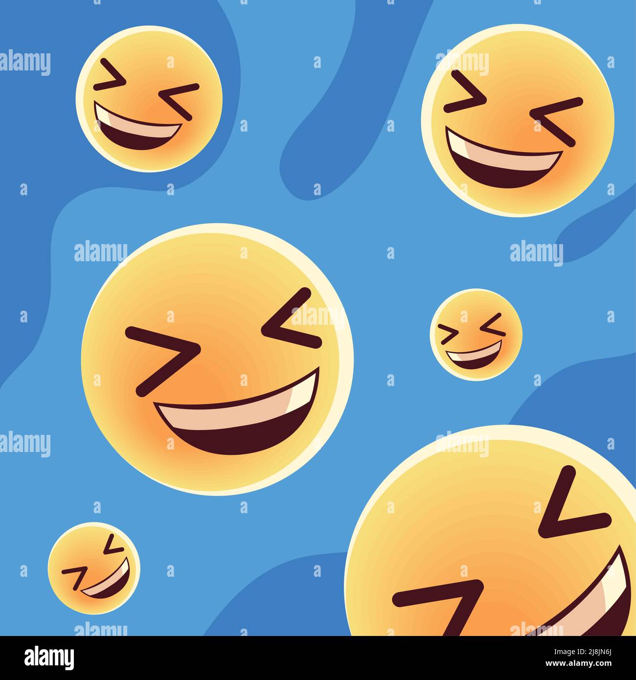 happy emoji faces Stock Vector Image & Art - Alamy