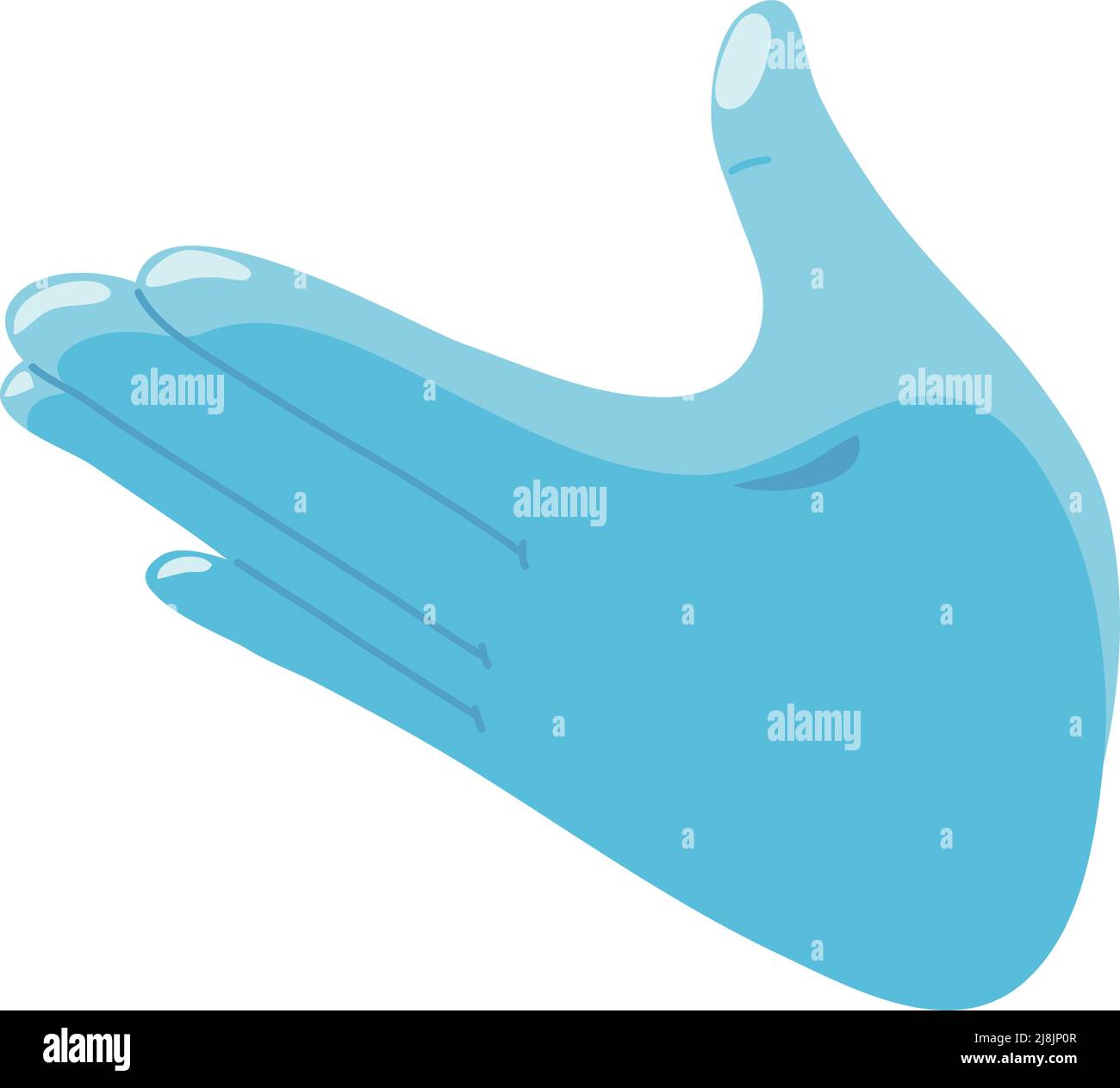 hand flat icon Stock Vector Image & Art - Alamy