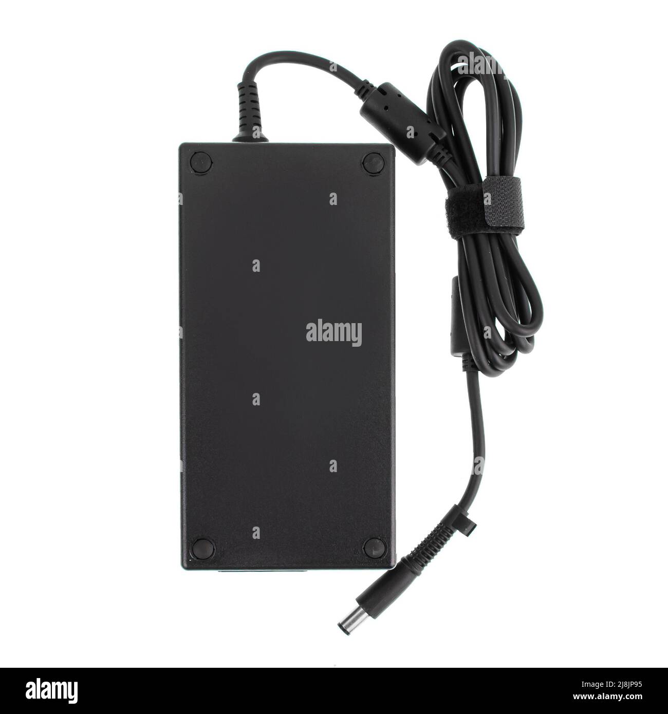 laptop power adapter isolated on white background Stock Photo - Alamy