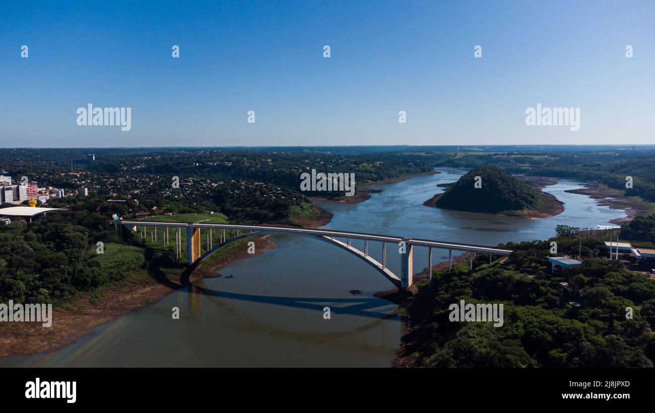 Friendship bridge brazil hi-res stock photography and images - Alamy