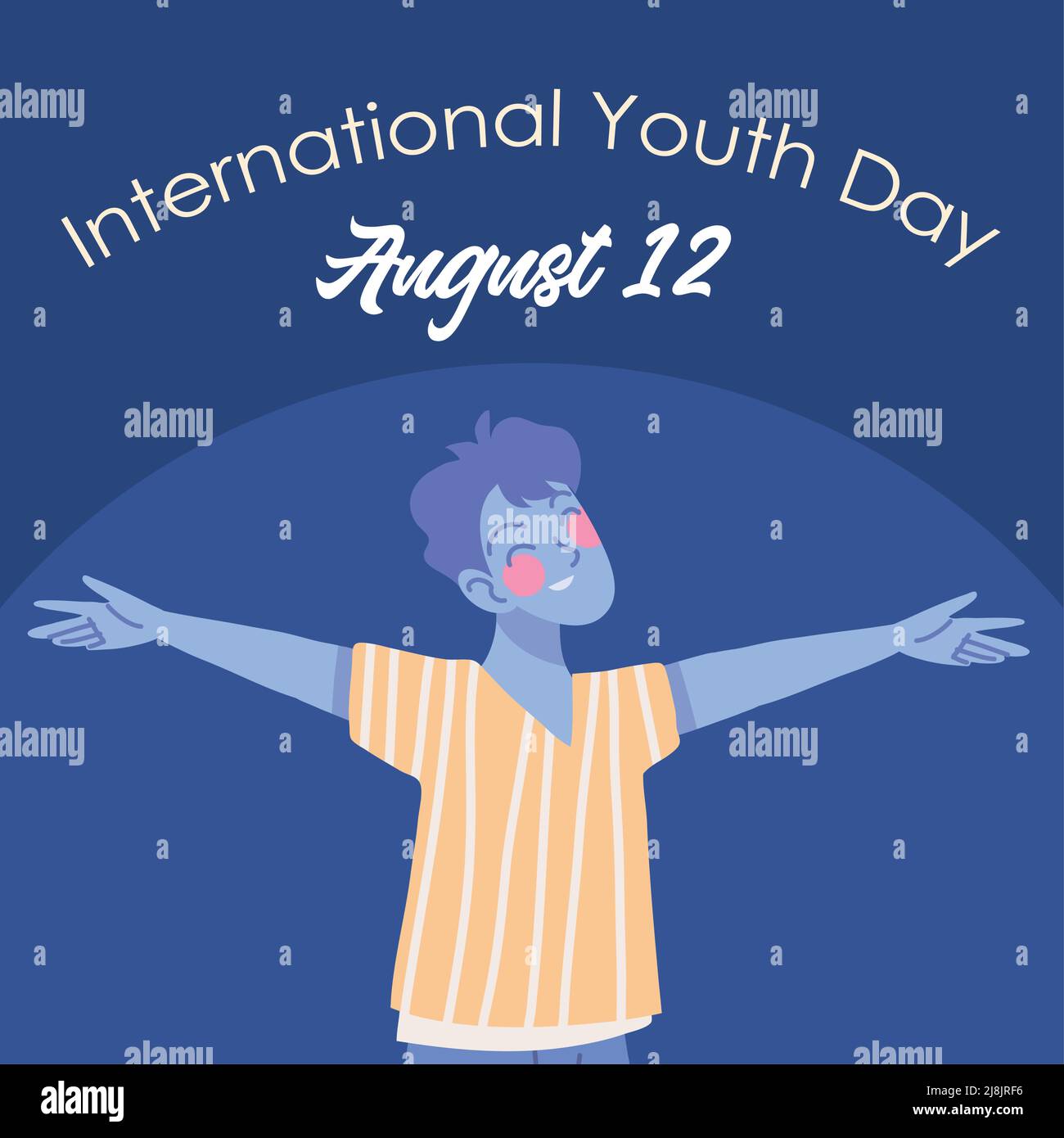 international youth day august 12 Stock Vector Image & Art - Alamy