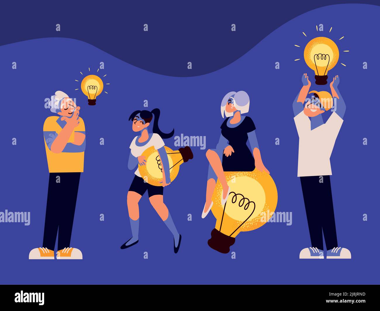 set people creativity Stock Vector Image & Art - Alamy