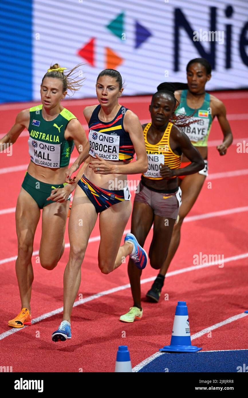 Claudia Mihaela Bobocea participating in the Belgrade 2022 World Indoor ...