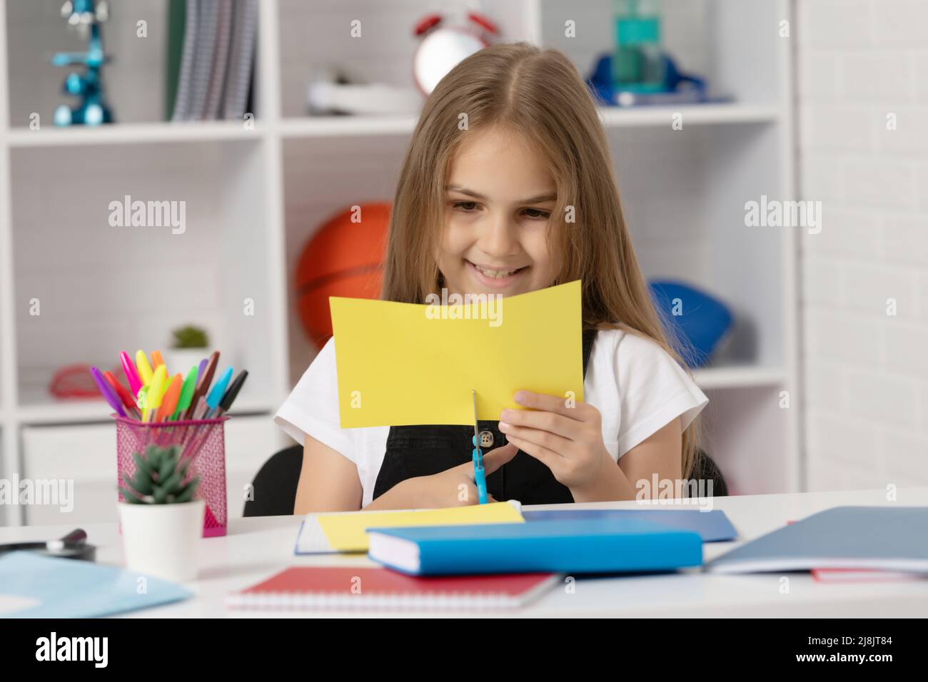 Positive Child Cut Paper In School Classroom Stock Photo Alamy positive-child-cut-paper-in-school-classroom-stock-photo-alamy