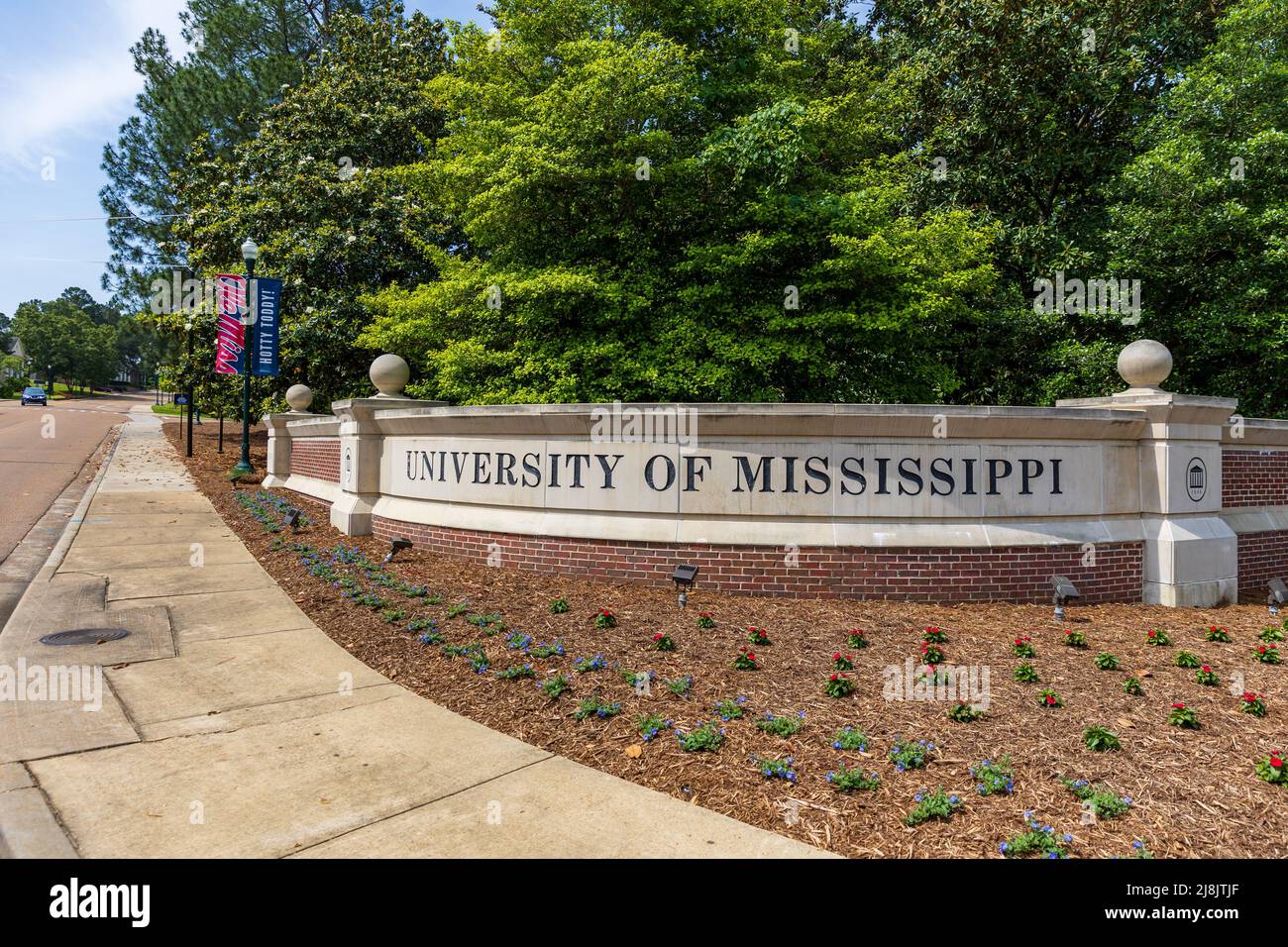Oxford, MS - May 2022: University of Mississippi, Ole Miss, entrance ...