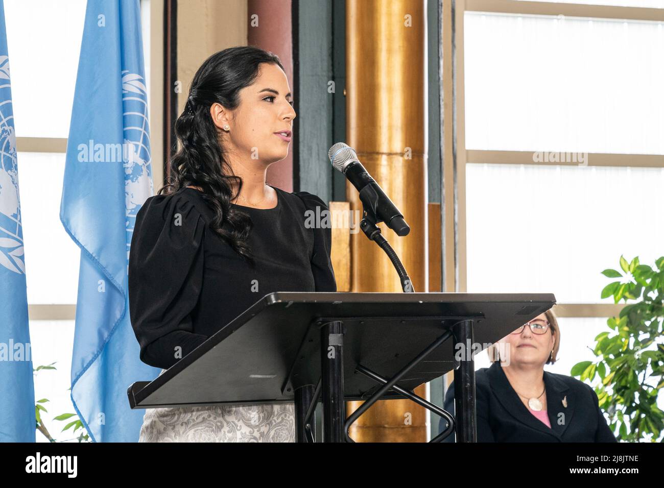 New York, NY - May 16, 2022: First Lady of El Salvador Gabriela ...