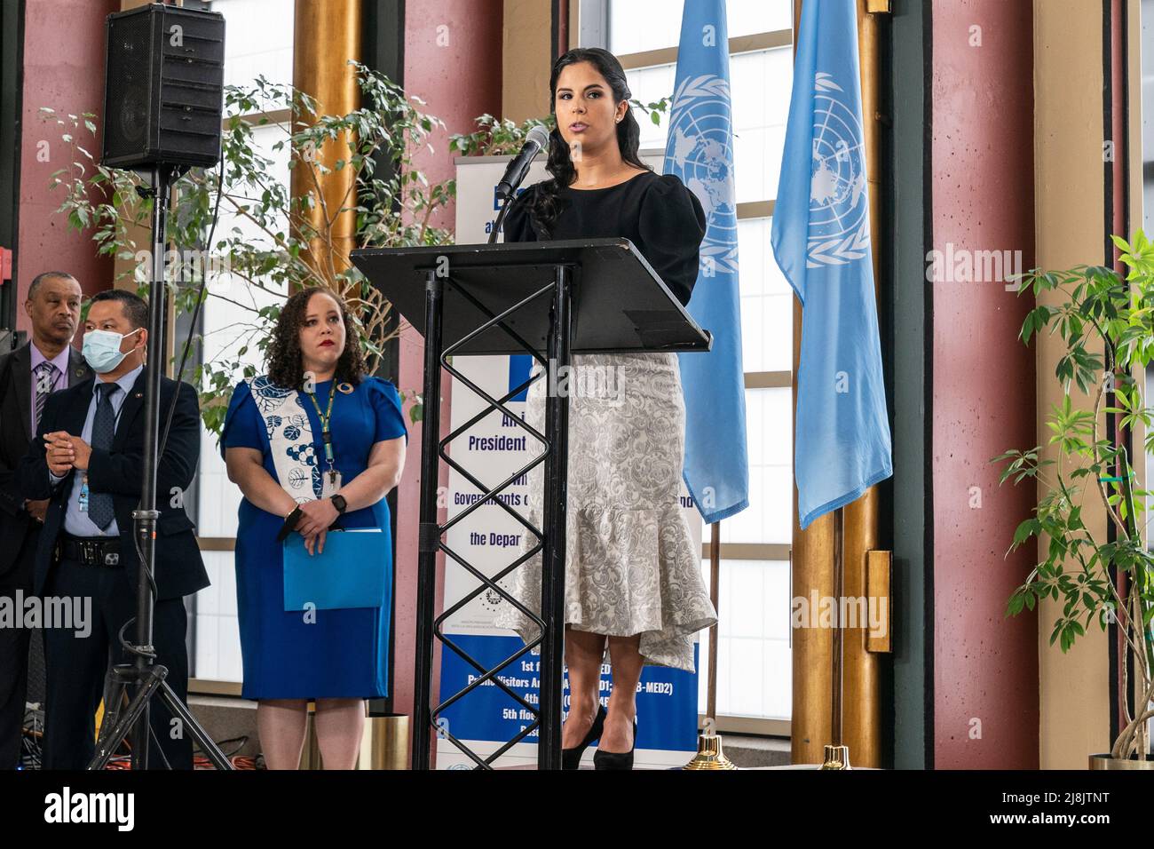 New York, NY - May 16, 2022: First Lady of El Salvador Gabriela ...