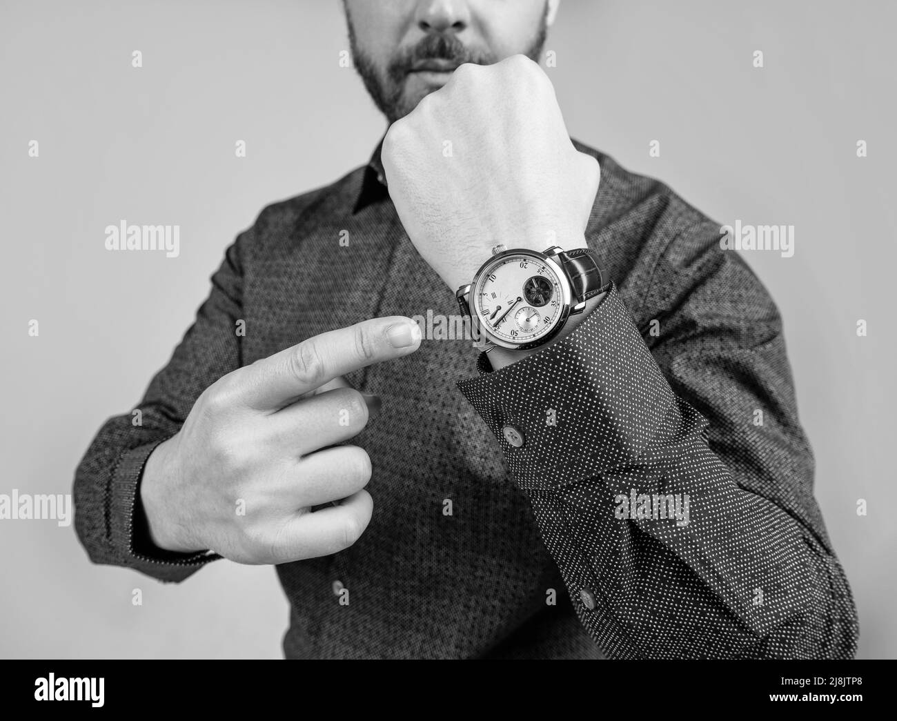 Man luxury wrist watch hi-res stock photography and images - Alamy