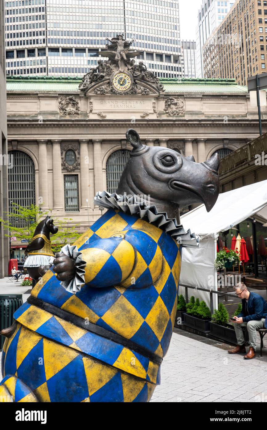 Bjorn Okholm Skaarup's whimsical bronze statues are on display in ...