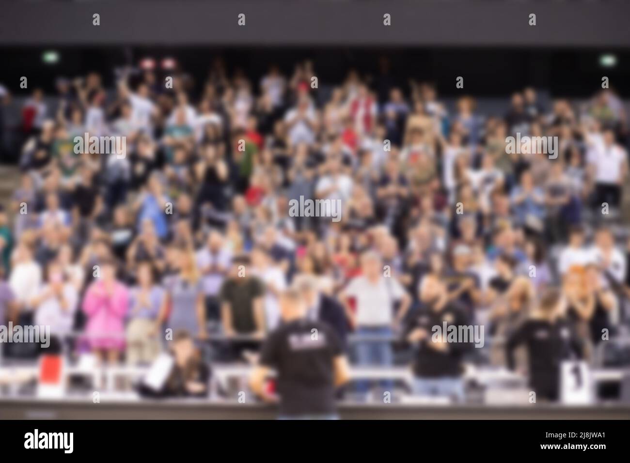 The crowd watch action stands hi-res stock photography and images - Alamy