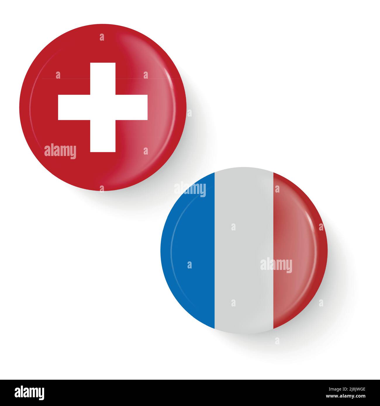 National flags world round set hi-res stock photography and images - Alamy