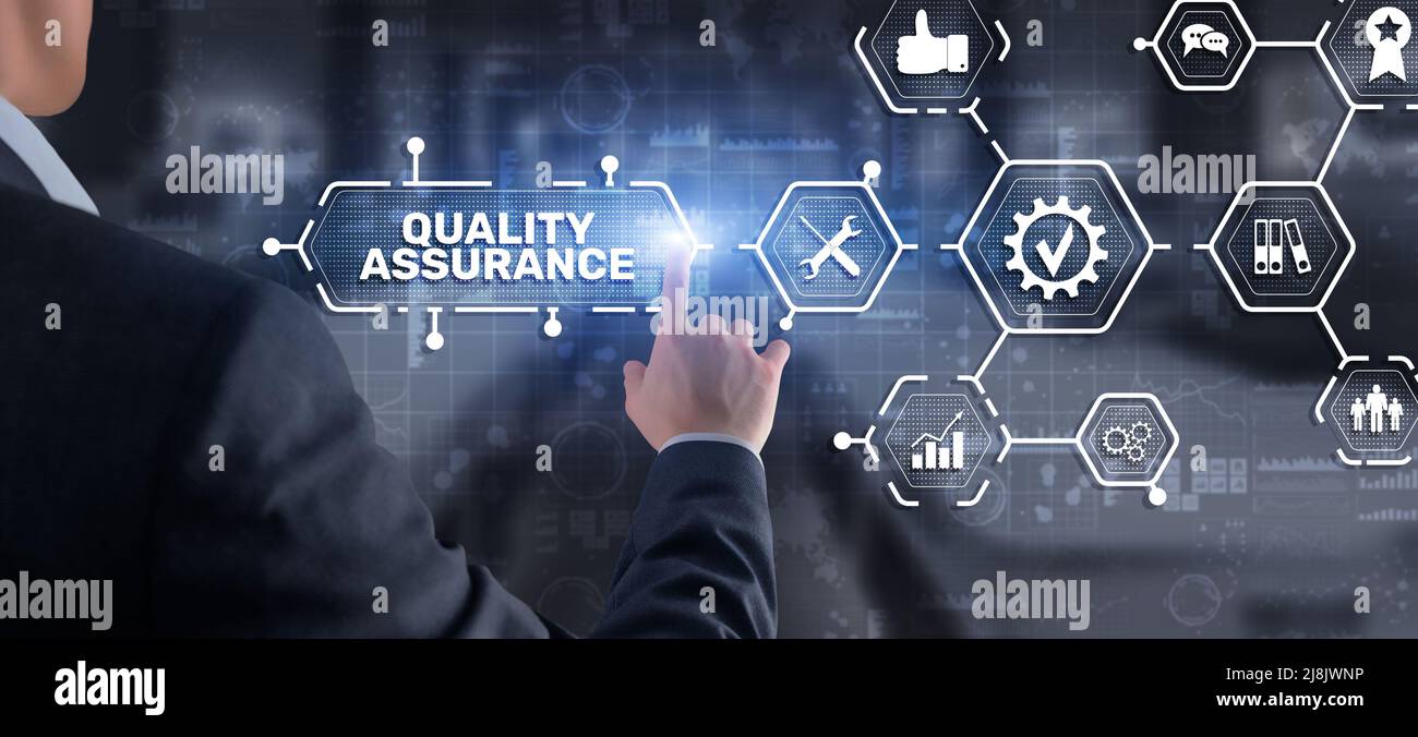 Quality Assurance Service Guarantee. Quality control Stock Photo - Alamy