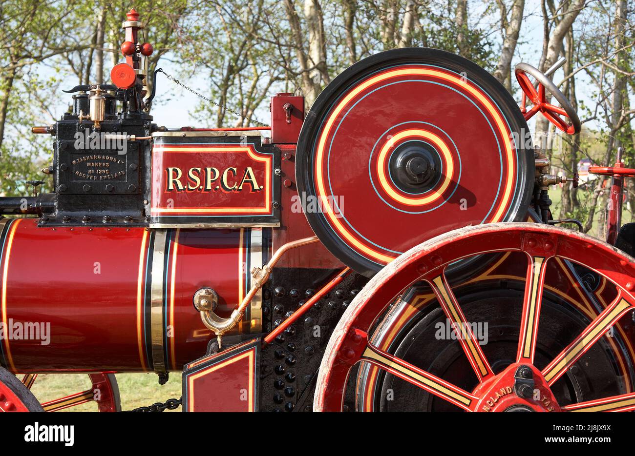 Steam Fair Vehicle Displays Traction Engine Stock Photo - Alamy
