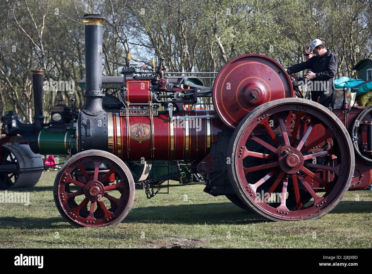 Steam Fair Vehicle Displays Traction Engine Stock Photo - Alamy