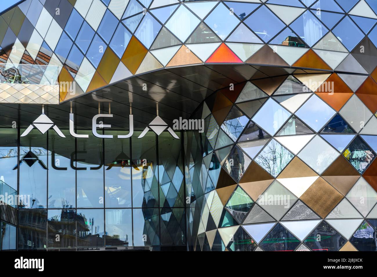 LJUBLJANA, SLOVENIA - FEBRUARY 15, 2022: Aleja shopping mall in ...