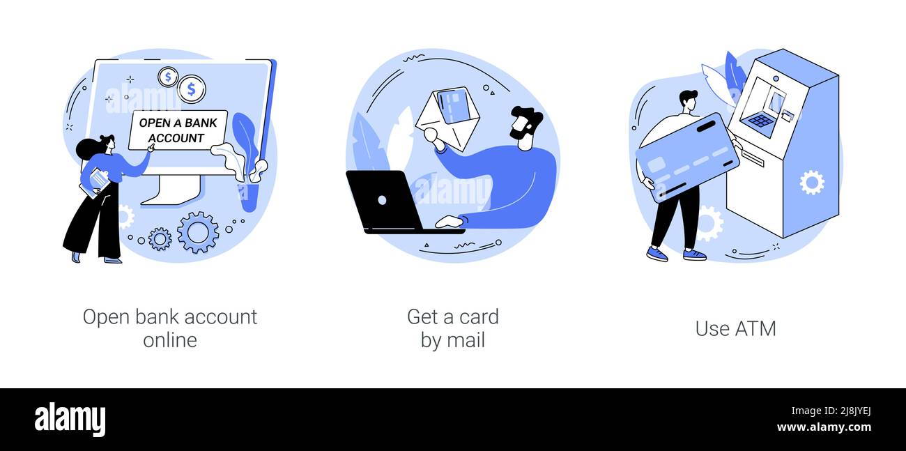 Plastic card holder isolated cartoon vector illustrations se Stock ...