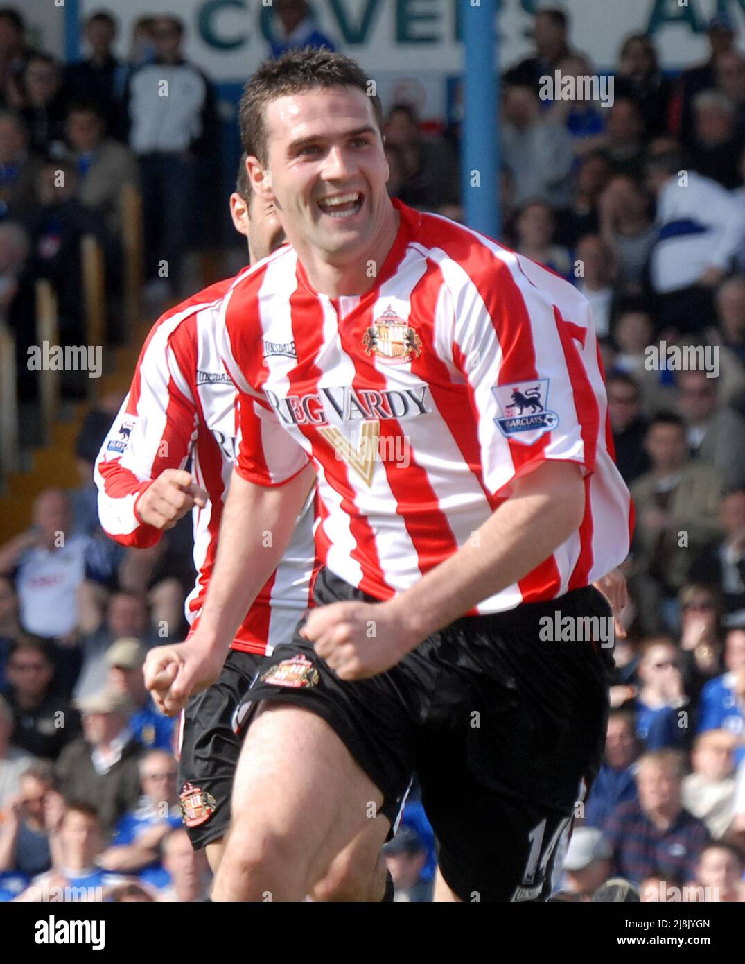 PORTSMOUTH V SUNDERLAND TOMMY MILLER CELEBRATES HIS GOAL PIC MIKE ...