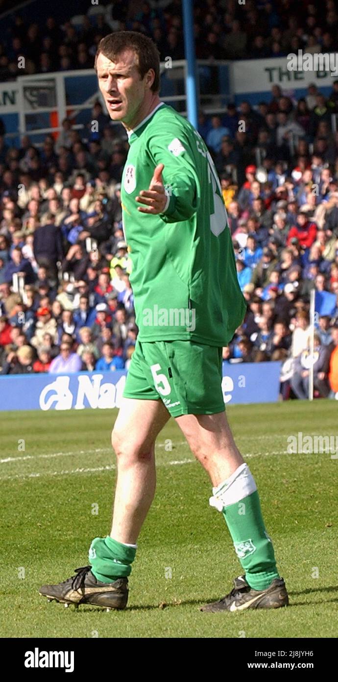 PORTSMOUTH V MILLWALL STEVE CLARIDGE. SHOWS HIS FRUSTRATION PIC MIKE ...