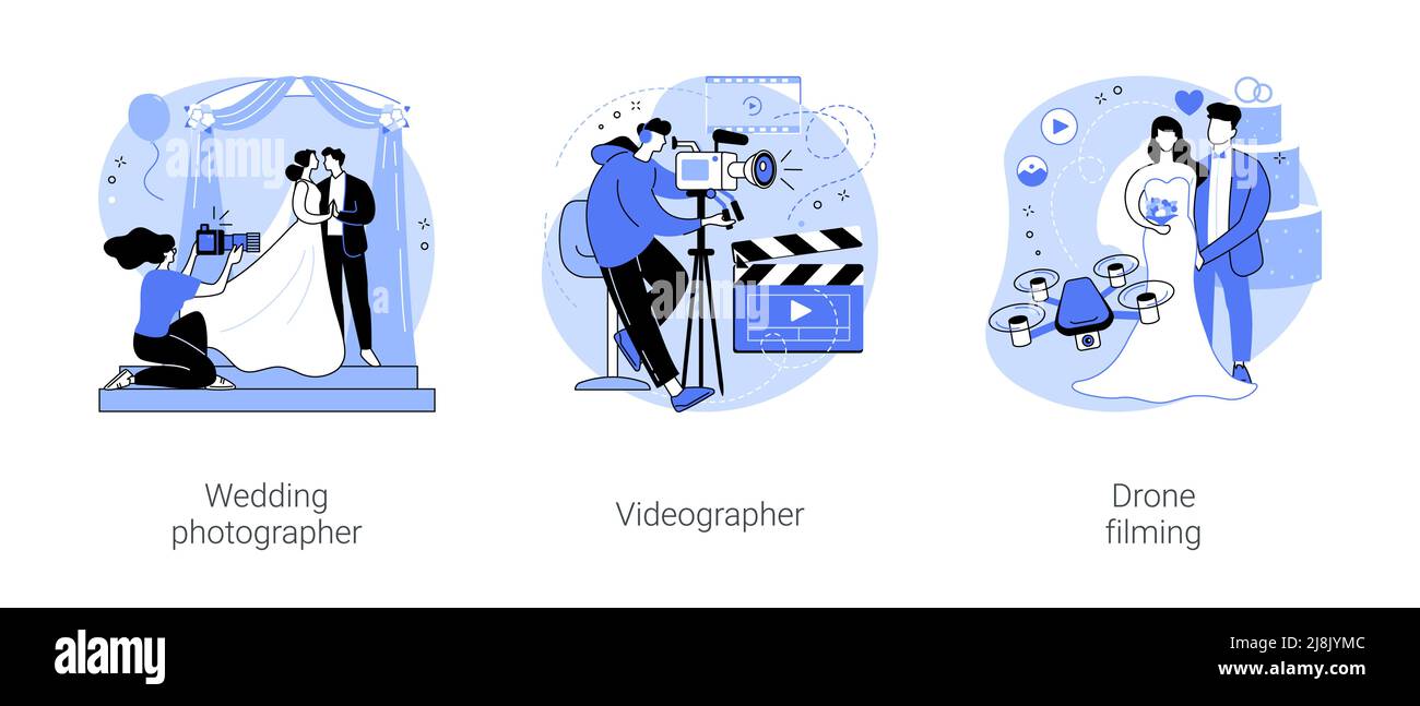 Freelance photographer isolated cartoon vector illustrations se Stock ...