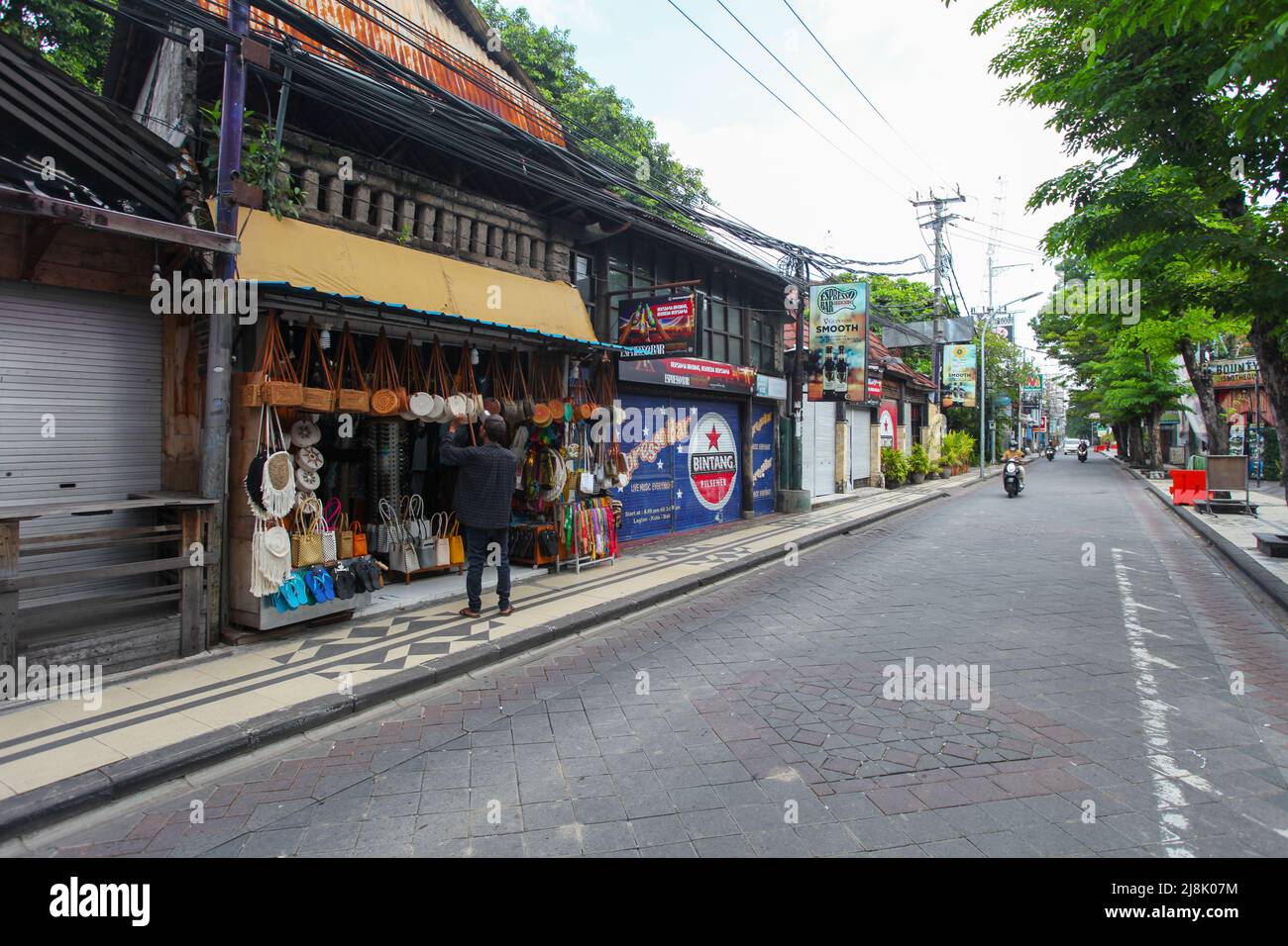 Empty legian street hi-res stock photography and images - Alamy