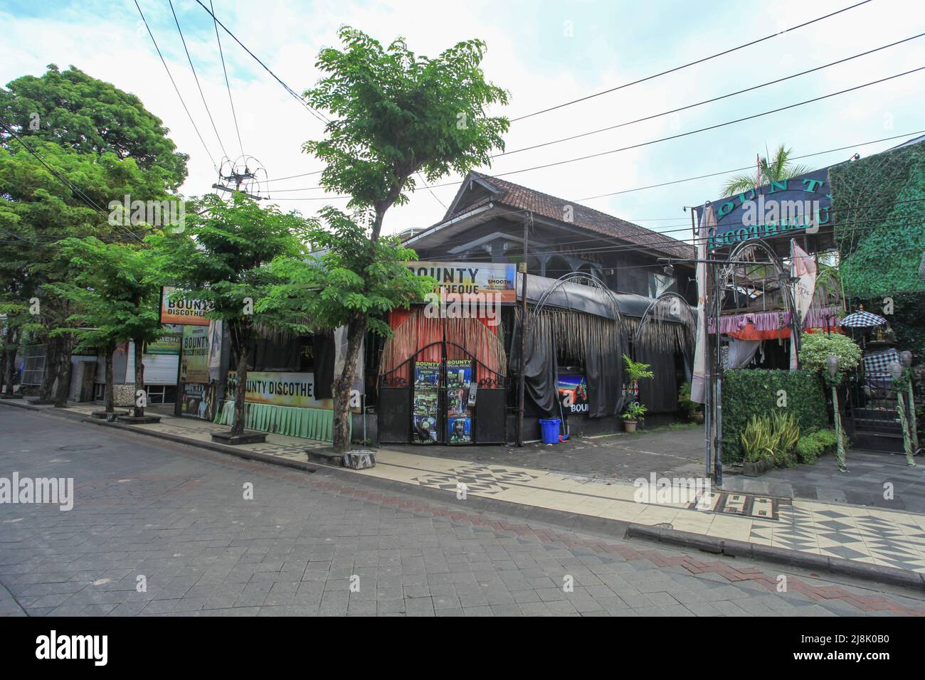 Paddy's Pub on Legian Street in Kuta, Bali, Indonesia. Site of the 2002 Bali Bombing terrorist ...