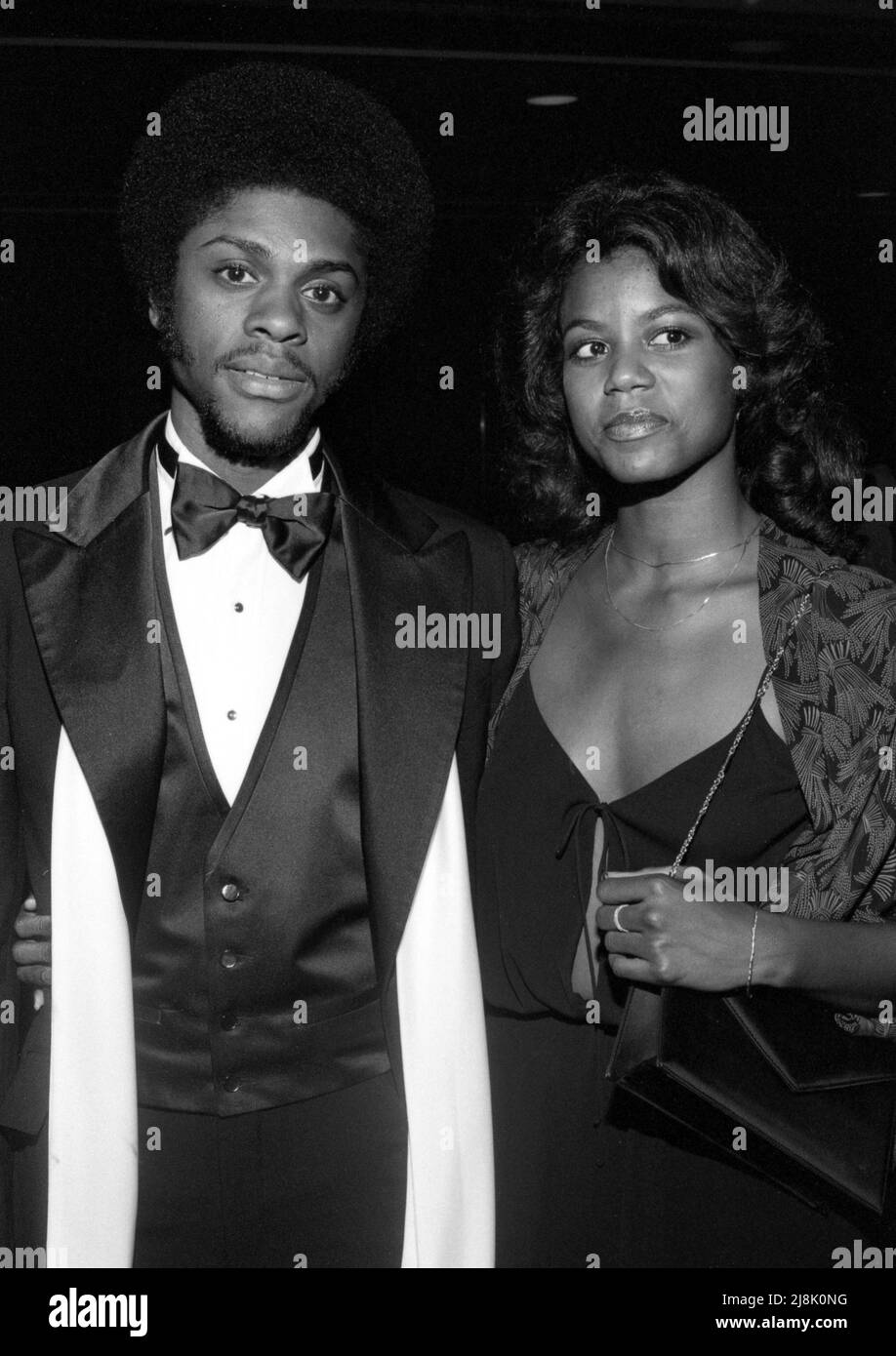 Lawrence Hilton-Jacobs and guest at the 1978 NAACP Image Awards June 9 ...