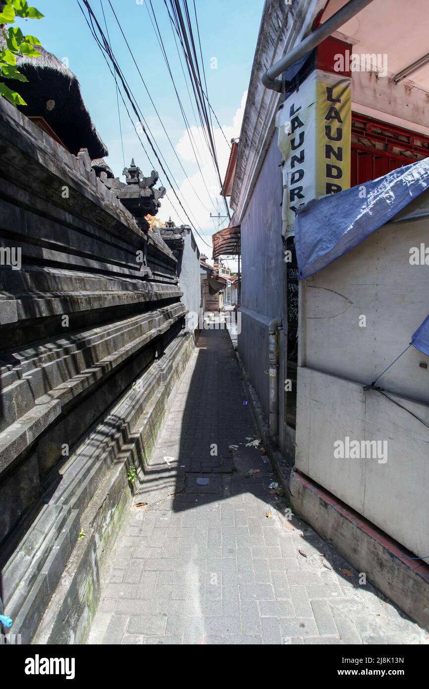 Indonesia bali kuta poppies lane hi-res stock photography and images ...