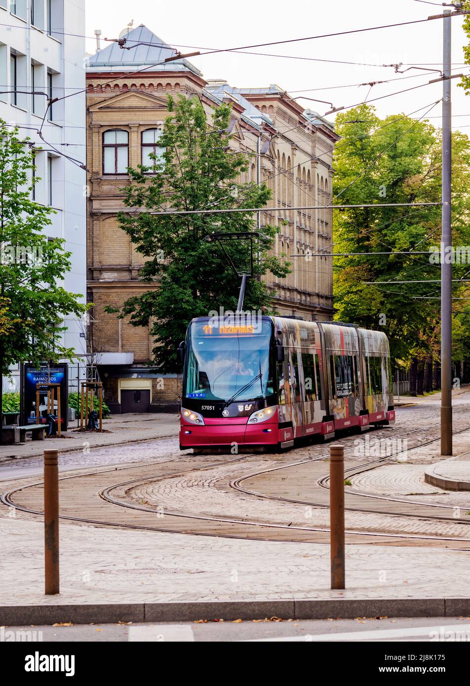 Riga tramway hi-res stock photography and images - Alamy