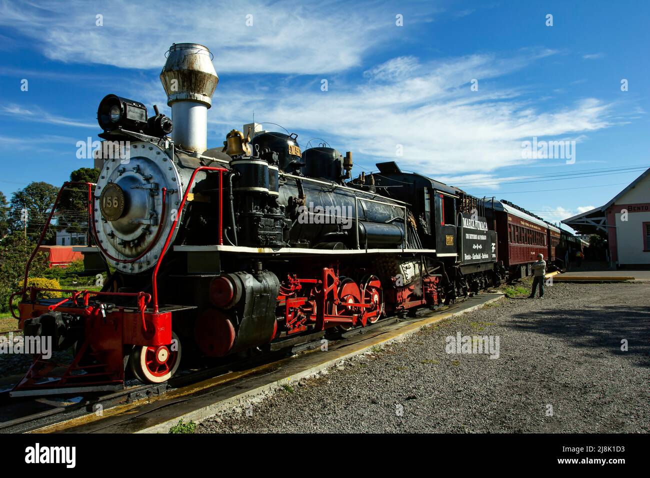 Maria Smoke Train Stock Photo - Alamy