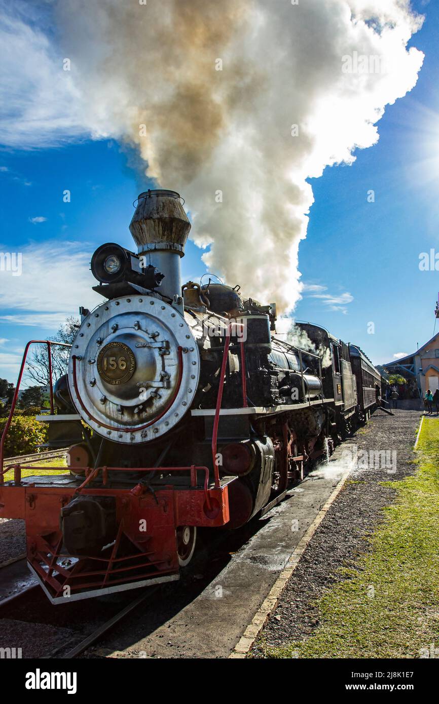 Maria Smoke Train Stock Photo - Alamy