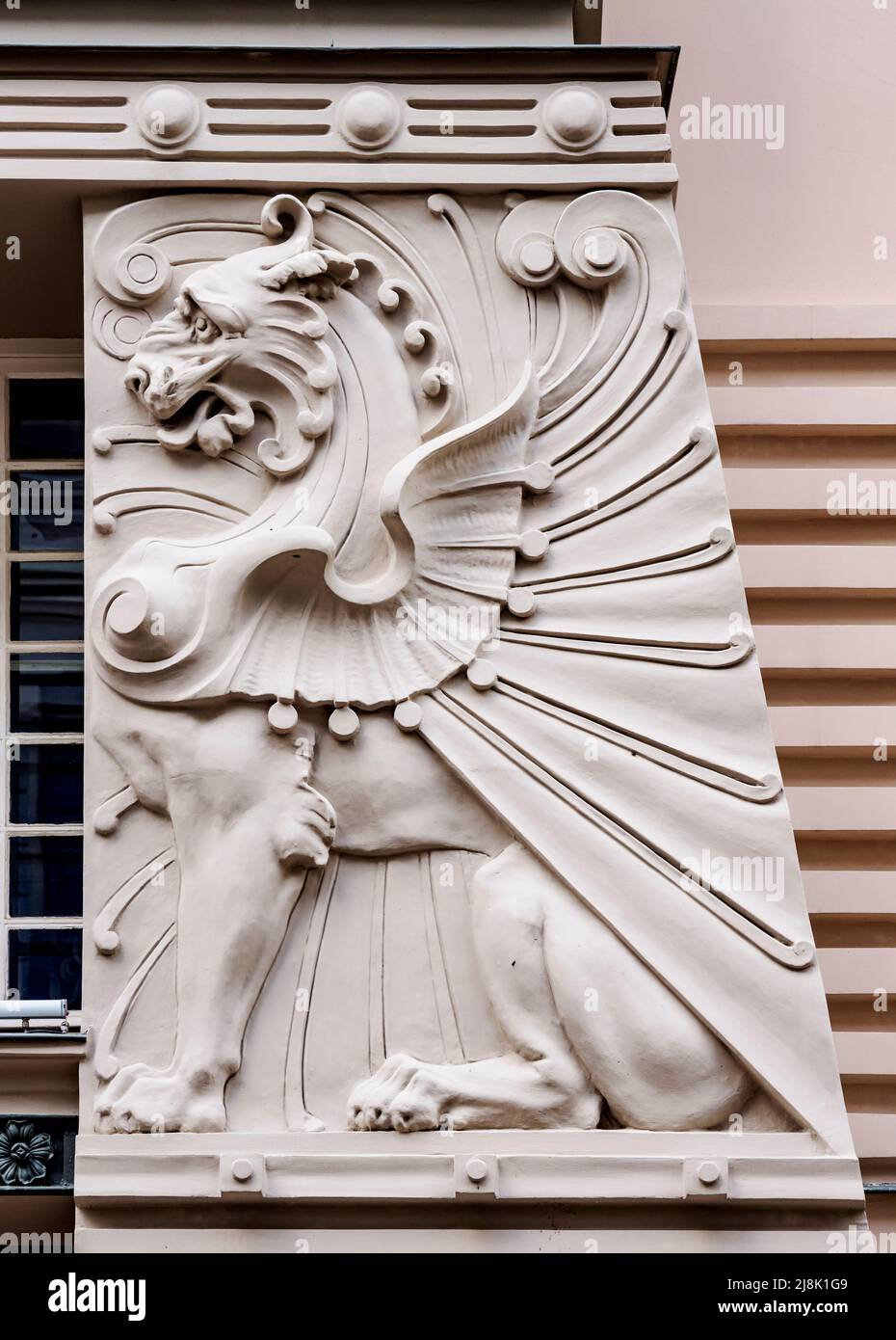Art Nouveau Architecture, 4 Albert Street, Riga, Latvia Stock Photo - Alamy