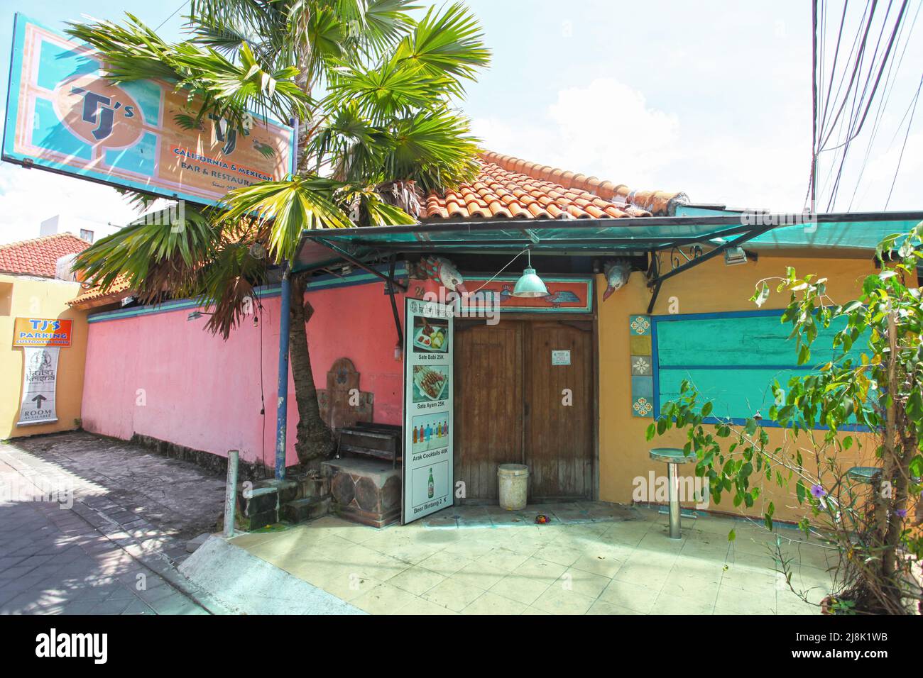 TJ's Mexican restaurant and bar in Poppies Lane 1, Kuta, Bali ...