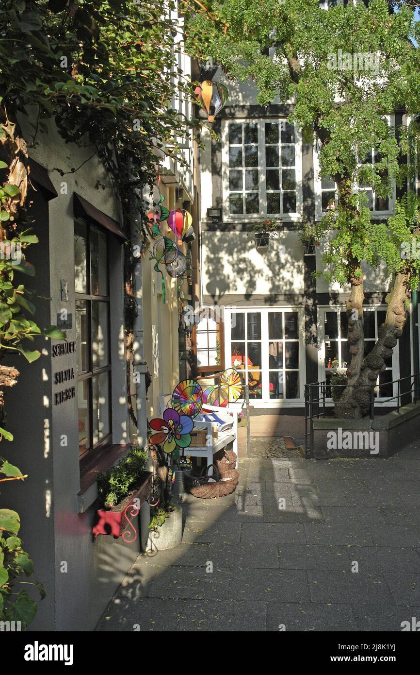 Old town quarter Schnoor, Germany, Bremen Stock Photo - Alamy