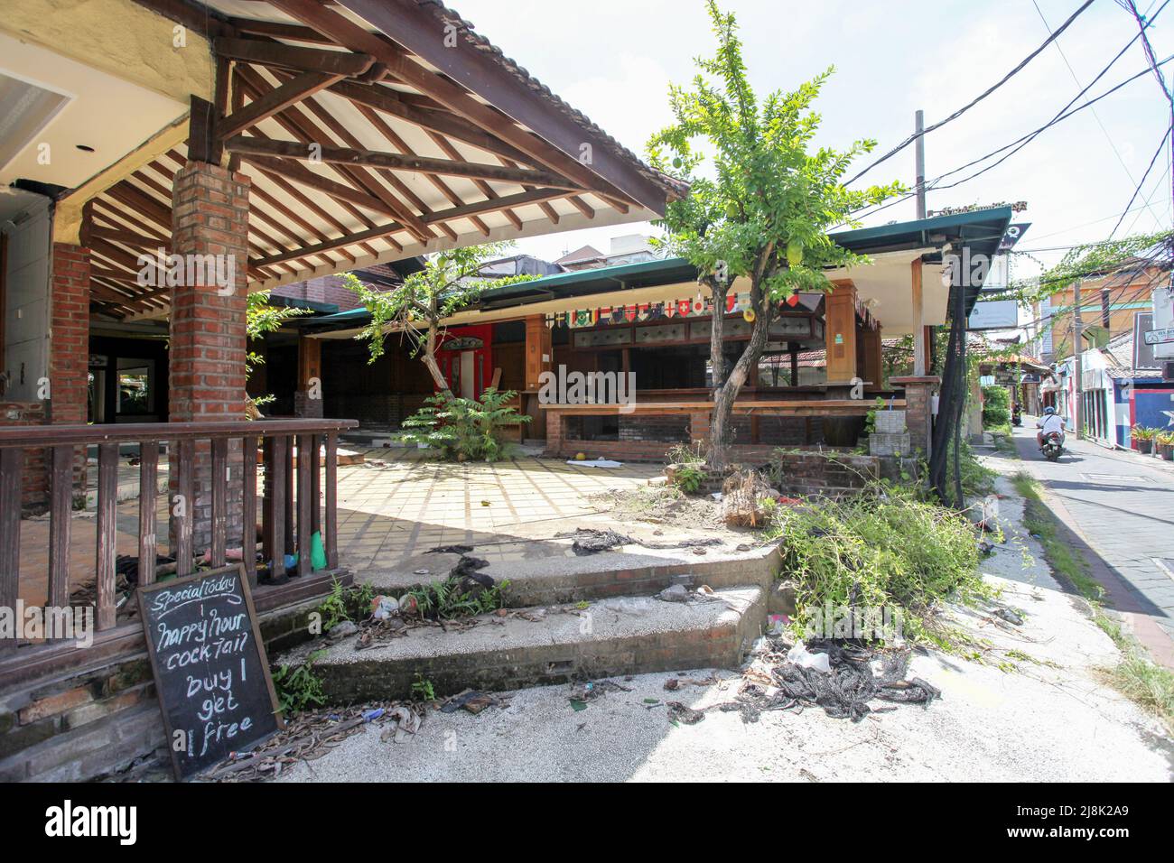 Remains of the run-down Victory Bar and Restaurant in Poppies Lane 1 ...