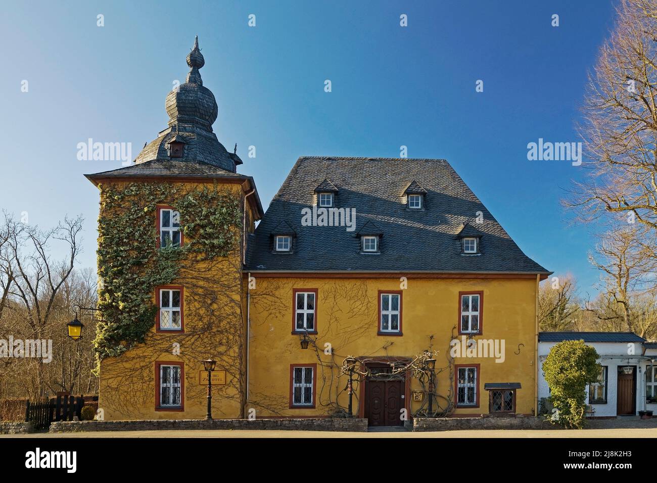 Zweiffel Castle, Germany, North Rhine-Westphalia, Bergisches Land ...
