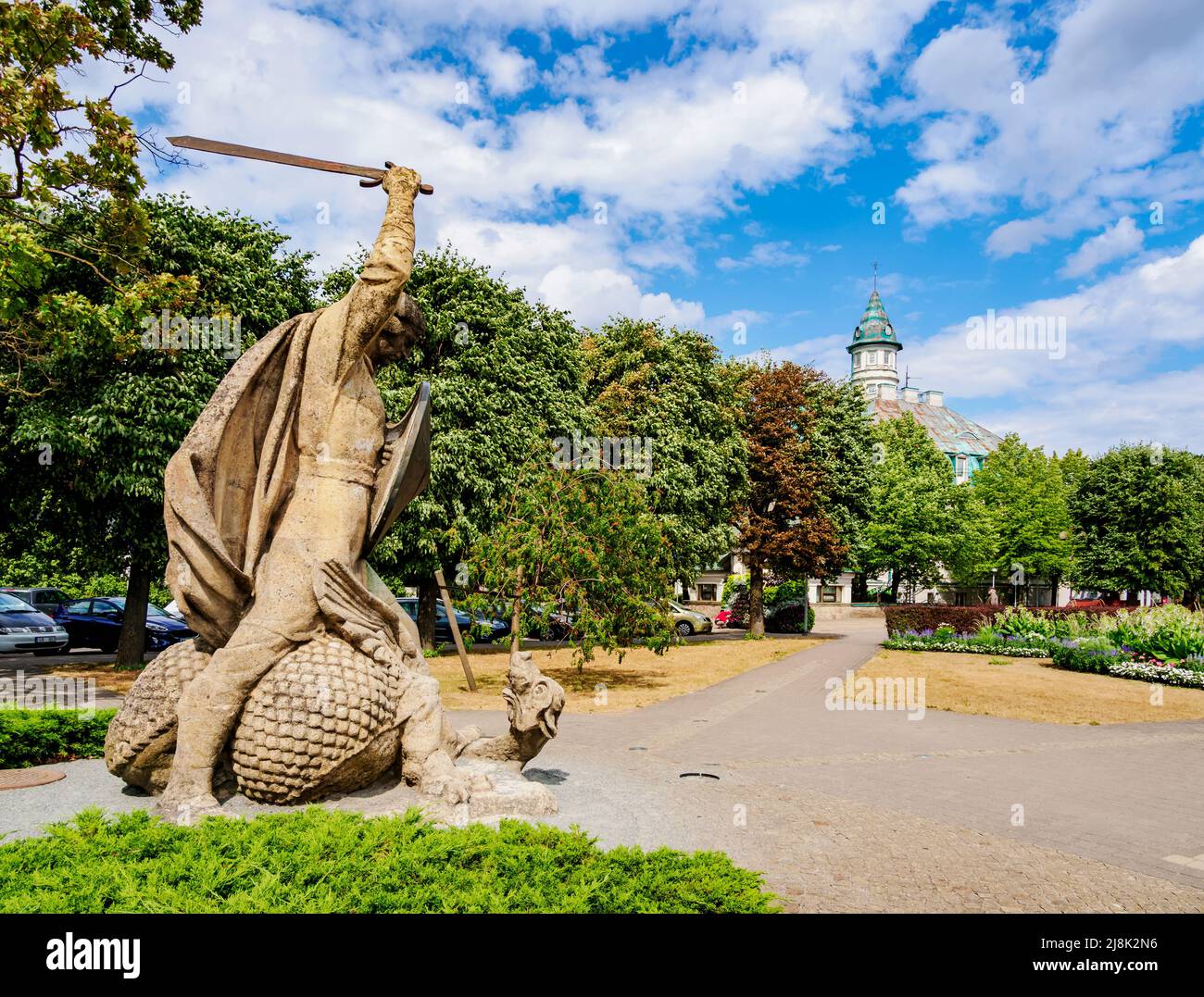 Lacplesis Sculpture, Majori, Jurmala, Latvia Stock Photo - Alamy