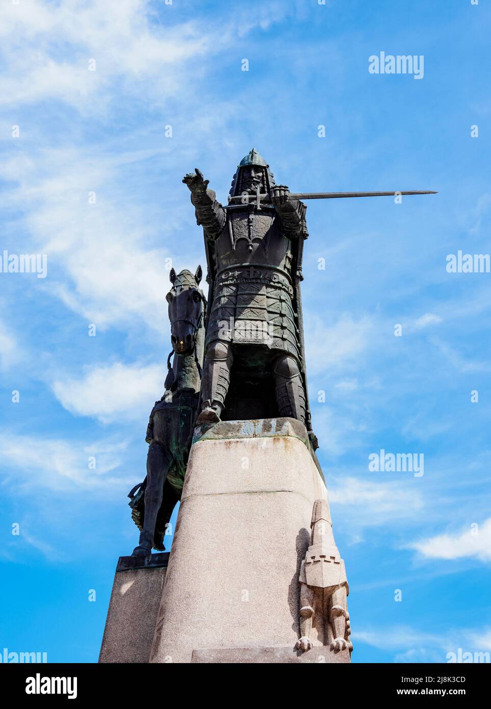 Monument to Grand Duke Gediminas, Vilnius, Lithuania Stock Photo - Alamy