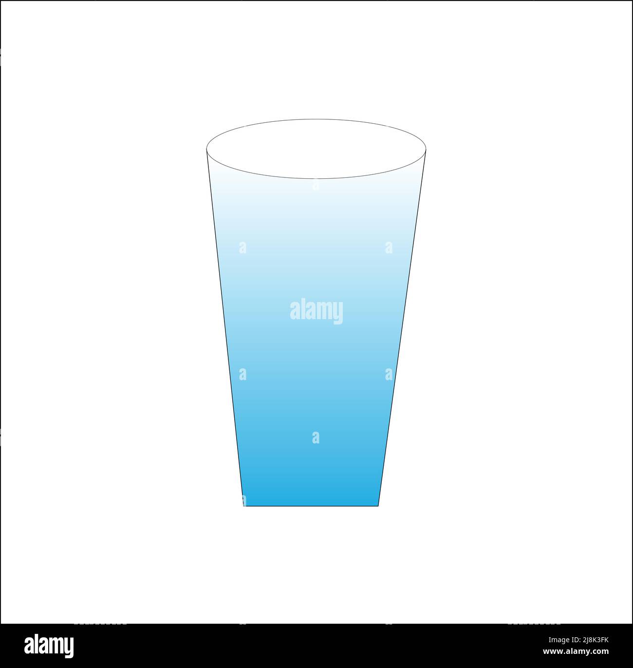 Realistic glass ice water Stock Vector Images - Alamy