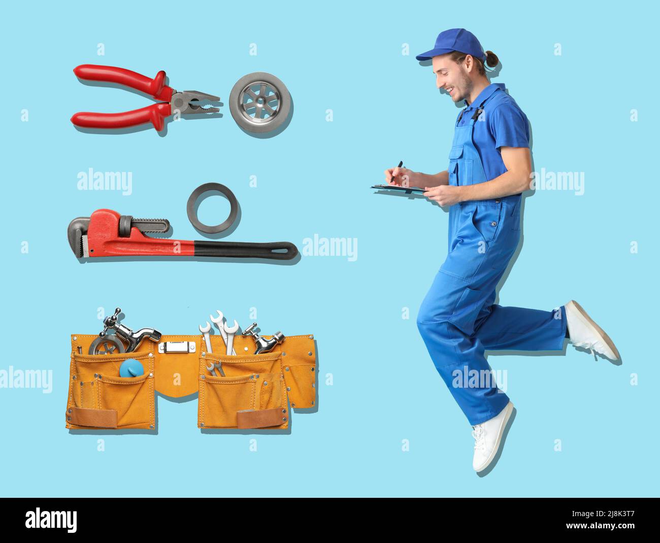Male electrician different light hi-res stock photography and images ...